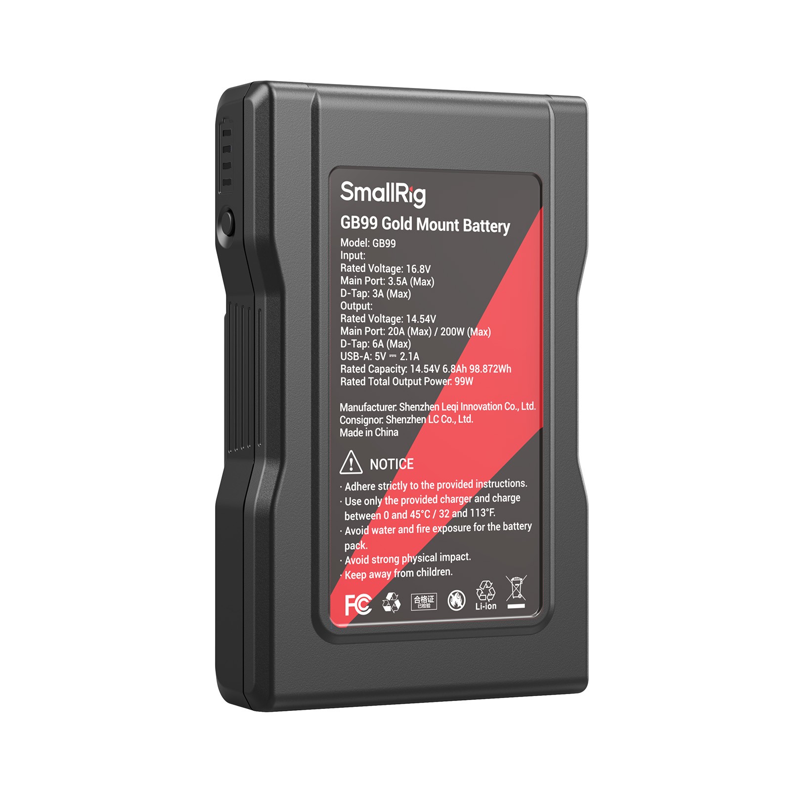 GB99 Gold Mount Battery